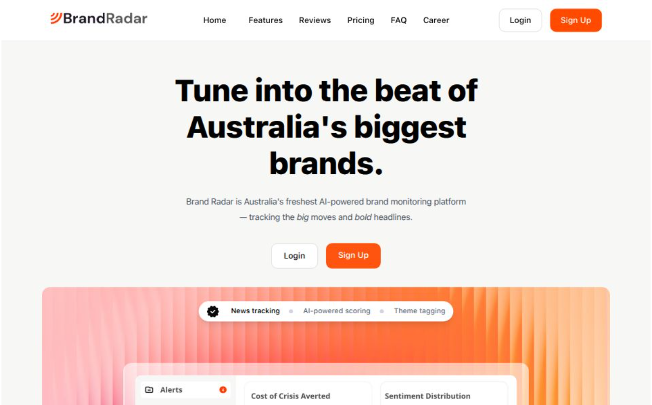 Brand Radar - Australia’s AI-powered Brand Monitoring